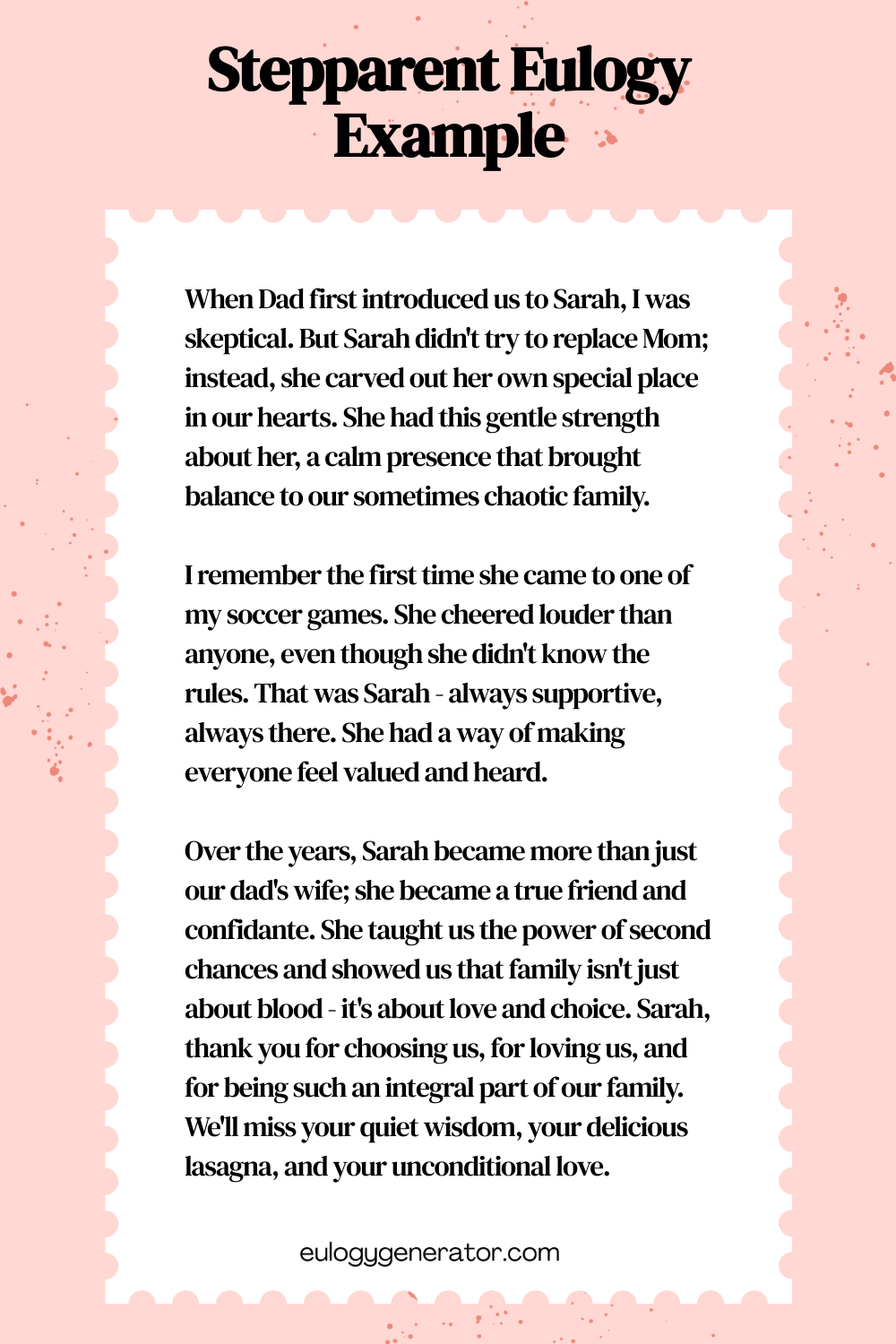 25 Eulogy Examples to Honor Loved Ones | Eulogy Generator