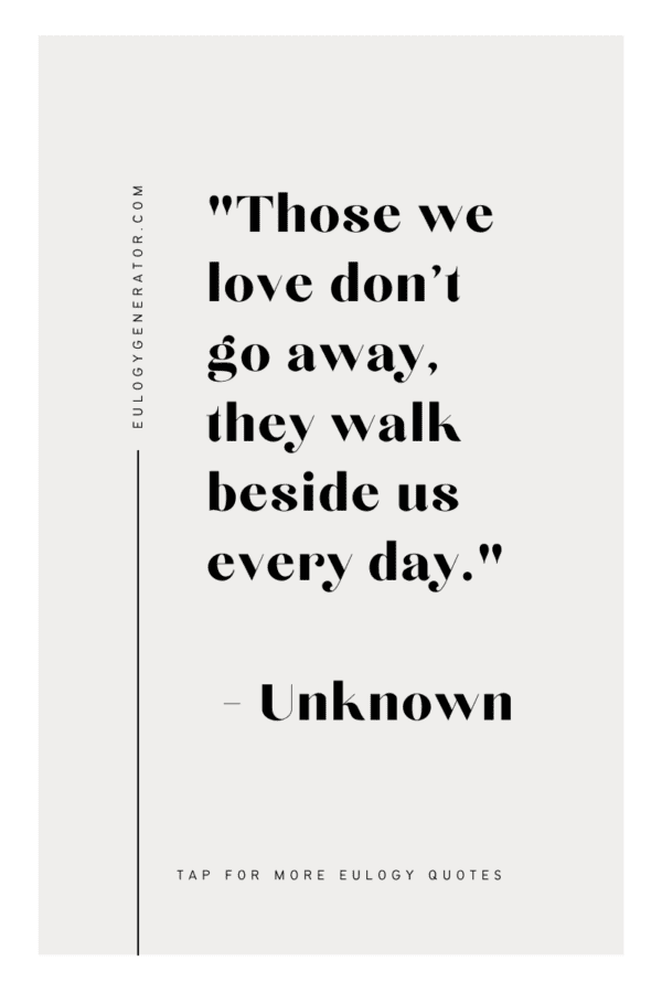 50 Powerful Loss Quotes to Honor and Remember Loved Ones - Eulogies By Jen
