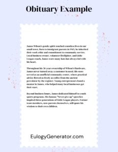 10 Powerful Obituary Examples: A Comprehensive Guide for 2025 ...